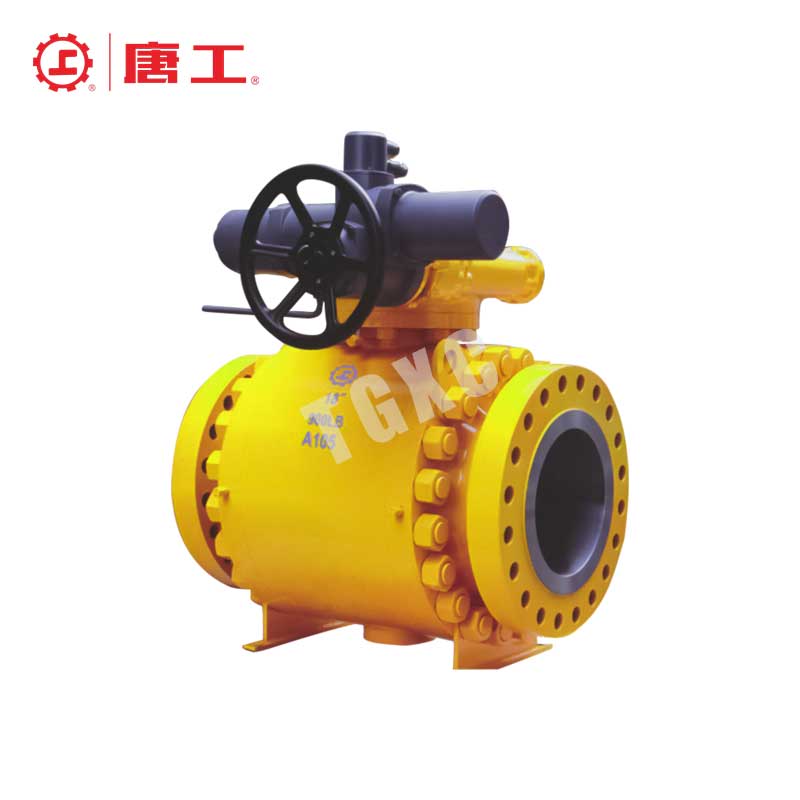 Electric Three-Section Forged Steel Fixed Ball Valve