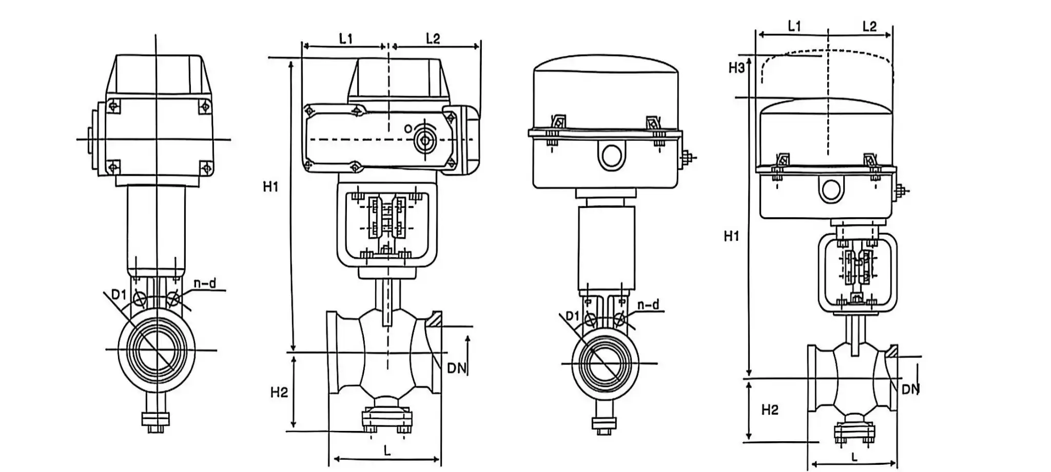 Electric V-Type Hemisphere Valve | Tanggong Valve Group